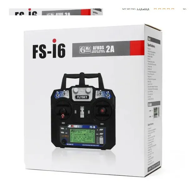 Rádio Flysky Fs-i6 2.4ghz 6 Canais [Sem Receptor]
